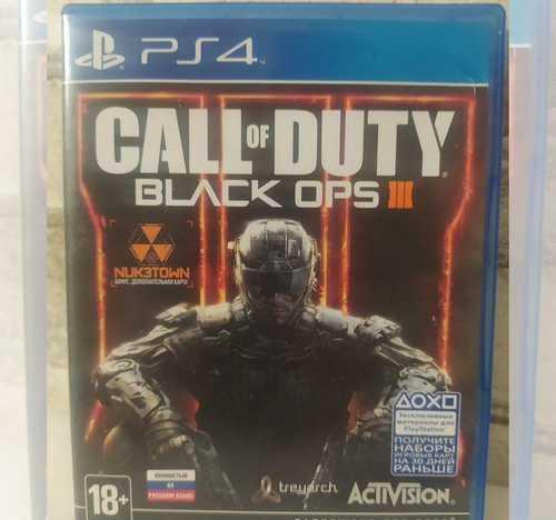 PS4 Игра Call of Duty: Black Ops 3 полностью на ру