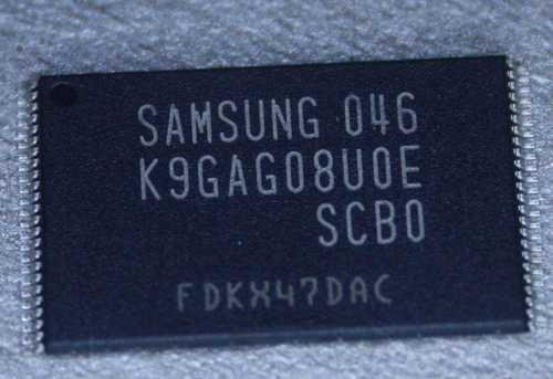 Микросхема Nand samsung K9GAG08U0E