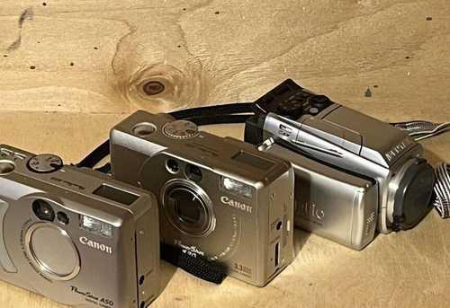 Компактные фото и фото-видео камеры