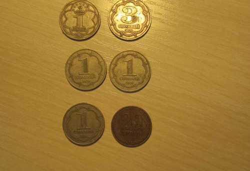 Монеты таджикистана