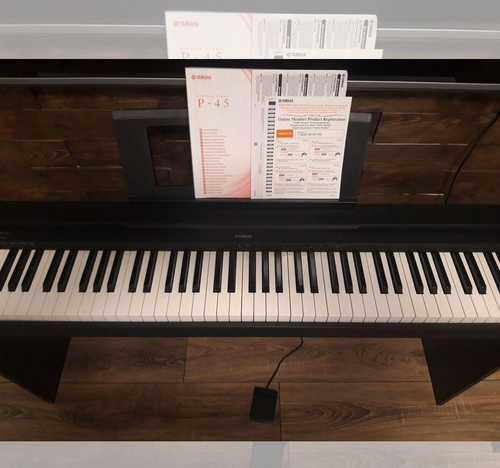 Цифровое пианино yamaha p 45b