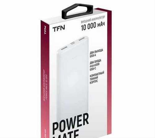 Внешний аккумулятор TFN Power Mate 10000 мАч белый
