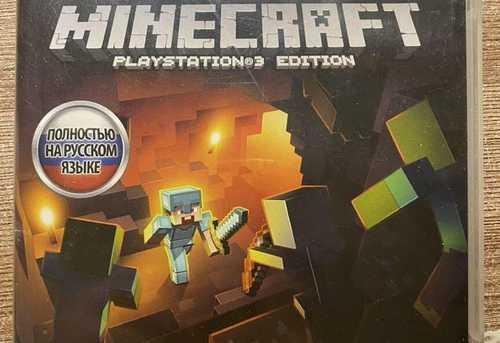 Диск-игра на PlayStation 3 "Minecraft"