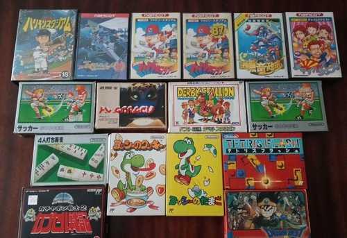 Картриджи Famicom (Dendy). BOX