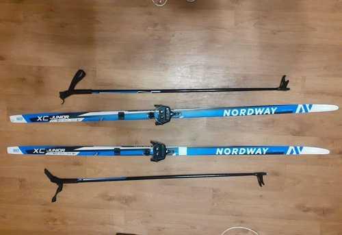 Продам детские лыжи Nordway 160см