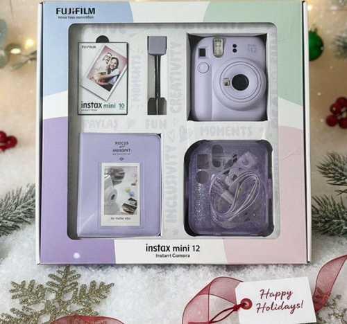 Подарочный набор Instax Mini 12 Purple
