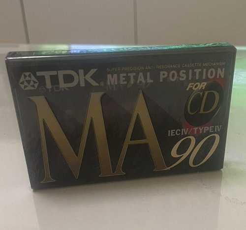 Аудиокассеты новые запечатанные TDK MA 90