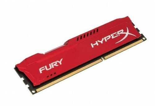 DDR3 Kingston HyperX fury Red Series 4 гб