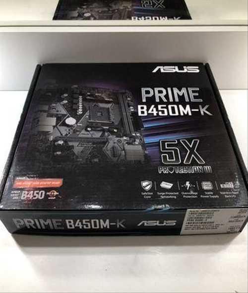 Asus prime b450 m k материнская плата