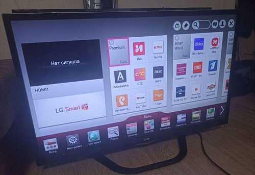 Телевизор LG 42 дюйма 107 см Smart TV Wi-Fi