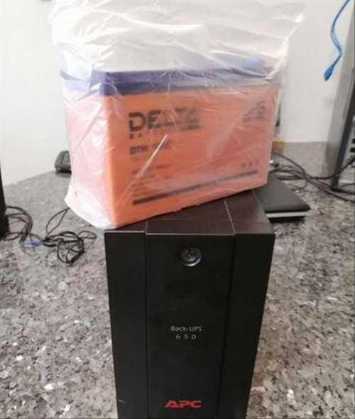 Ибп back-ups 650 новый аккумулятор