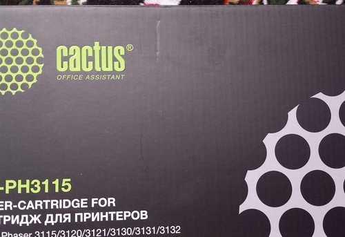 Картридж Cactus CS-PH3115, черный / CS-PH3115