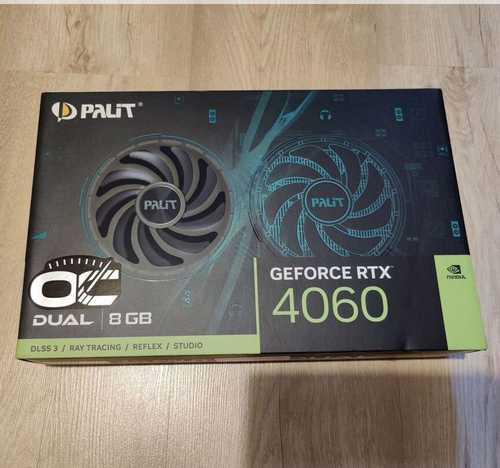 Видеокарта RTX 4060 Palit Dual OC