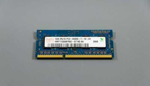 Hynix 1gb 2rx8 pc3-8500s-7-10-A1