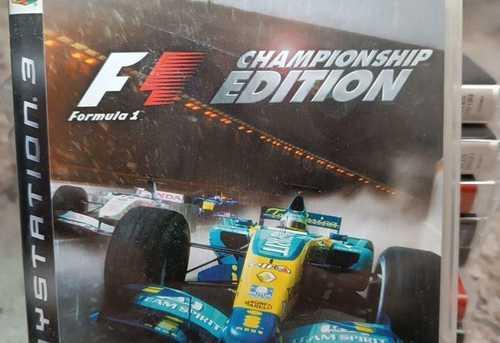 Formula One F1 Championship Edition PS3