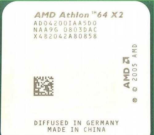 Процессор AMD Athlon64 4200+ X2 (S-AM2 512Kx2/1000