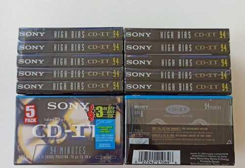 Новые аудиокассеты sony CD-IT 94