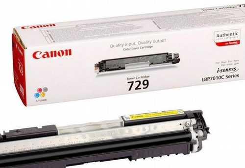 Лазерный картридж Canon 729 Y (4367B002) Yellow
