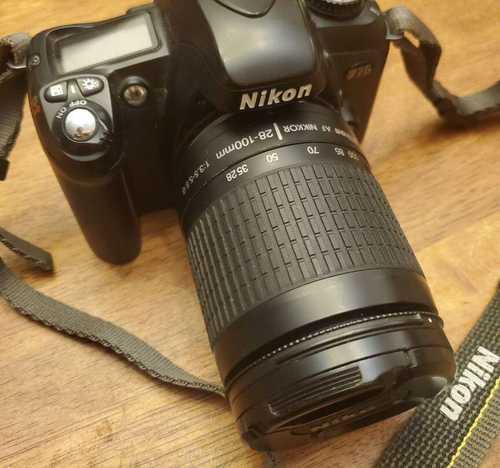 Фотоаппарат плёночный Nikon F75