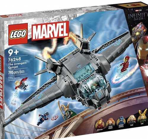 Набор Lego Marvel 76248 Квинджет Мстителей