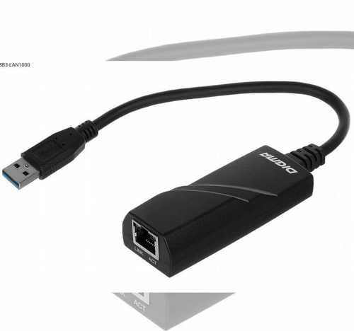 D-USB3-LAN1000, Сетевая карта Digma USB3-LAN1000 1 Г