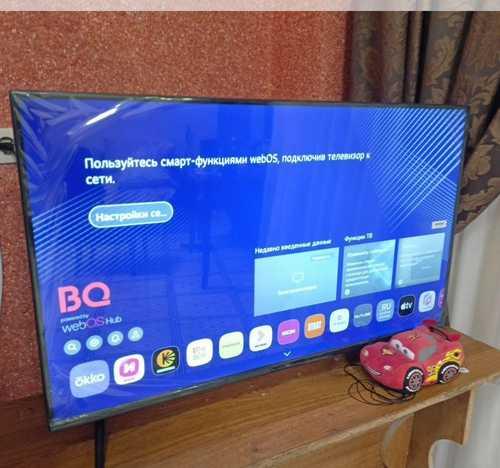 Новый Телевизор BQ SMART TV 4k, только из коробки