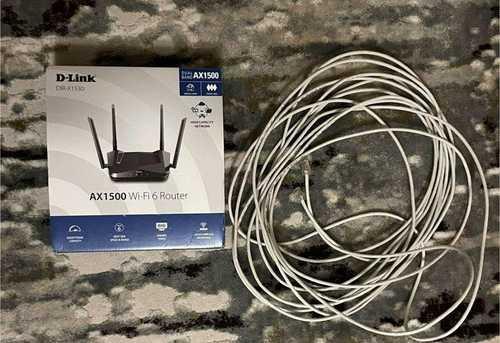 Wifi роутер D-link x1530 + Кабель 12м