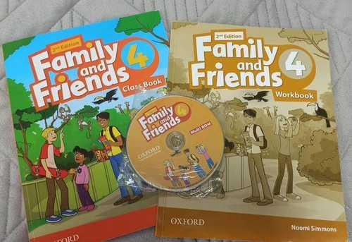 Учебник и тетрадь Family and Friends 4