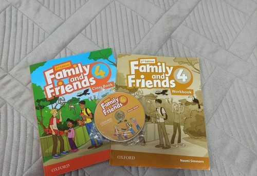 Учебник и тетрадь Family and Friends 4