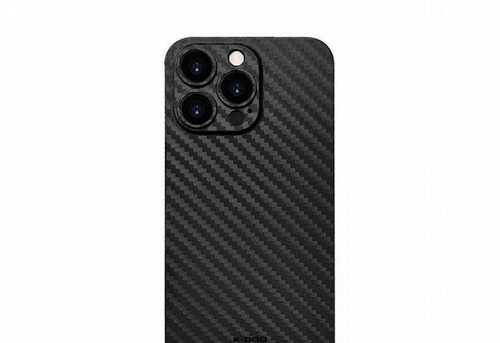 Чехол для iPhone 14 Pro KZDoo Air Carbon чёрный
