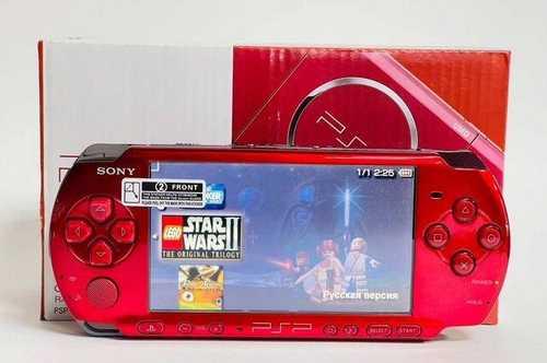Игровая приставка Sony PSP 3006 Красная, "новая"