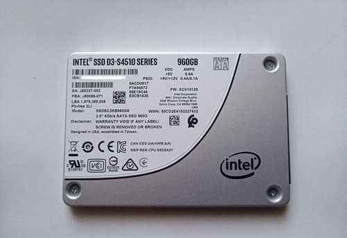 Intel D3-S4510/S4610 960GB SATA