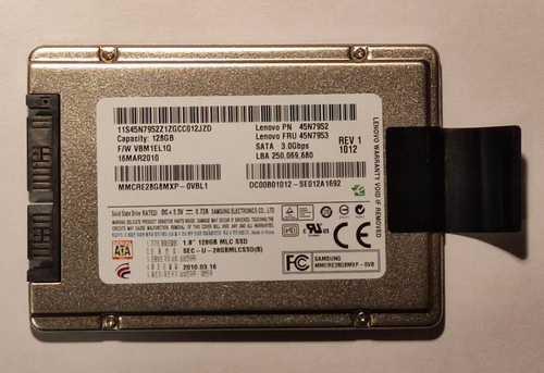 1.8'' MLC 128GB SSD microsata