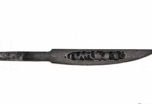 Клинок для ножа Якут из дамасской стали