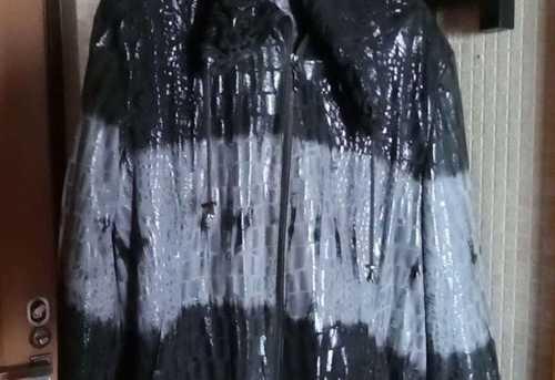 Замшевая куртка женская с лазерной обработкой