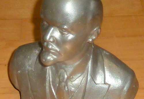 Бюст Ленин автор Мурзин 1984 год Силумин