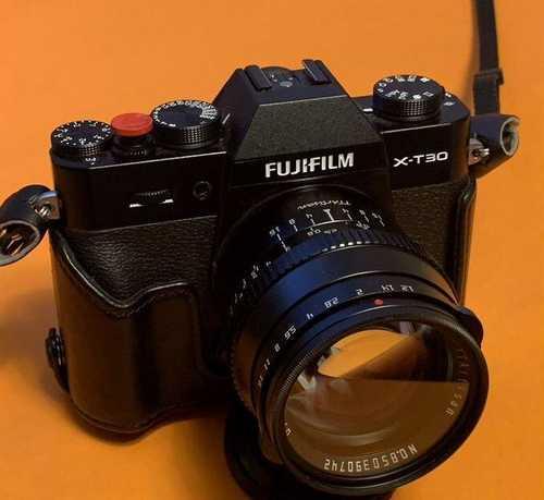 Кожаный получехол Fujifilm BLC-XT10
