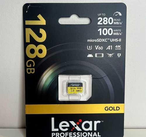 Карта памяти micro sdxc lexar 128GB