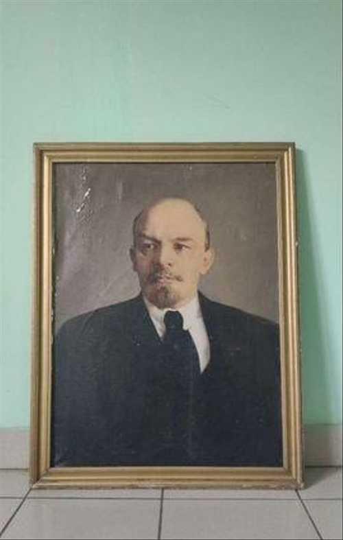 Портрет Ленина В.И. на холсте