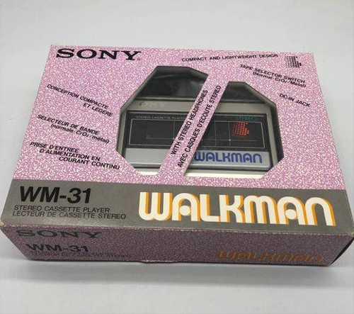 Кассетный плеер Sony WM-31, винтаж
