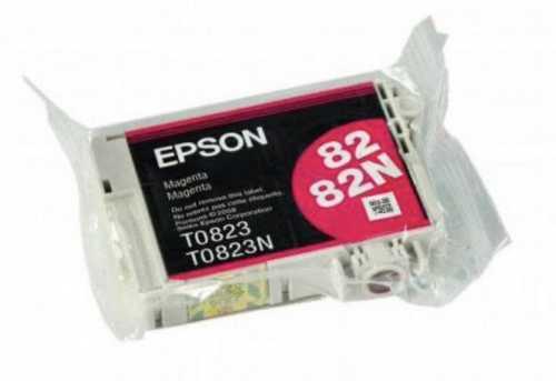 Картридж Epson T0823 Magenta