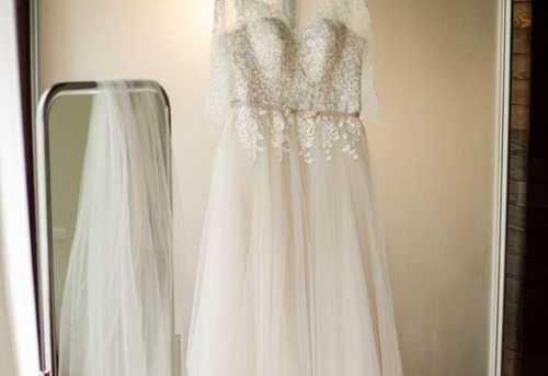 Свадебное платье 52-54 размер