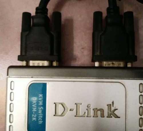 Квм KVM Switch Свич D-Link dkvm-2K на 2 компьютера