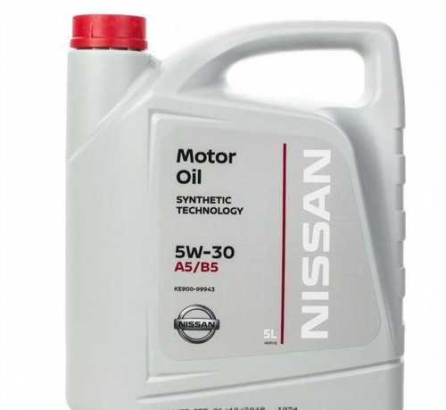 Масло моторное nissan Motor Oil 5W30 5 литров