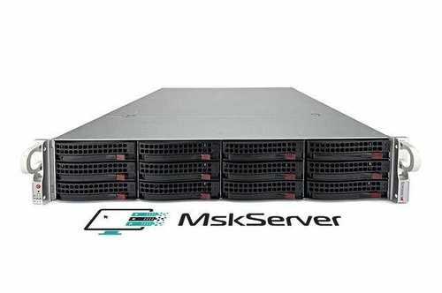 Сервер Supermicro 6028R-e1cr12t 2x E5-2667v3 256Gb