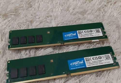 Crucial 32Gb (2x16GB) 3200мгц DDR4