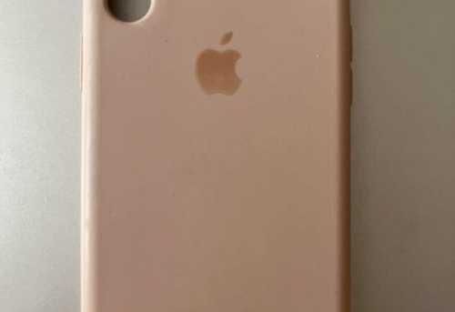 Чехол на iPhone XR нежно-розовый