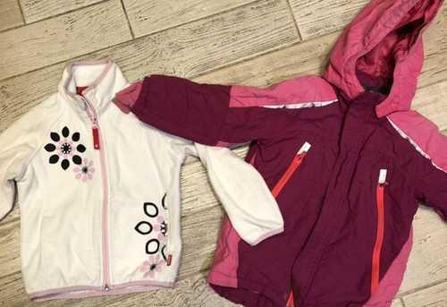 Куртка H&M, толстовка флис Reima