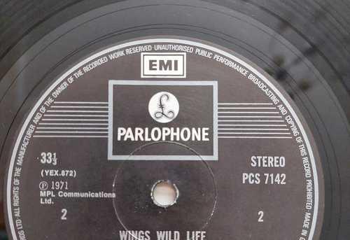 Paul McCartney & Wings "Wild Life" пластинка LP