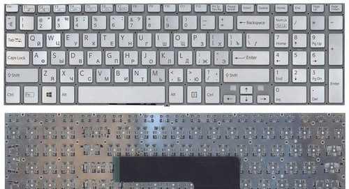 NSK-sn0bq Клавиатура для Sony FIT 15 SVF15 серебри